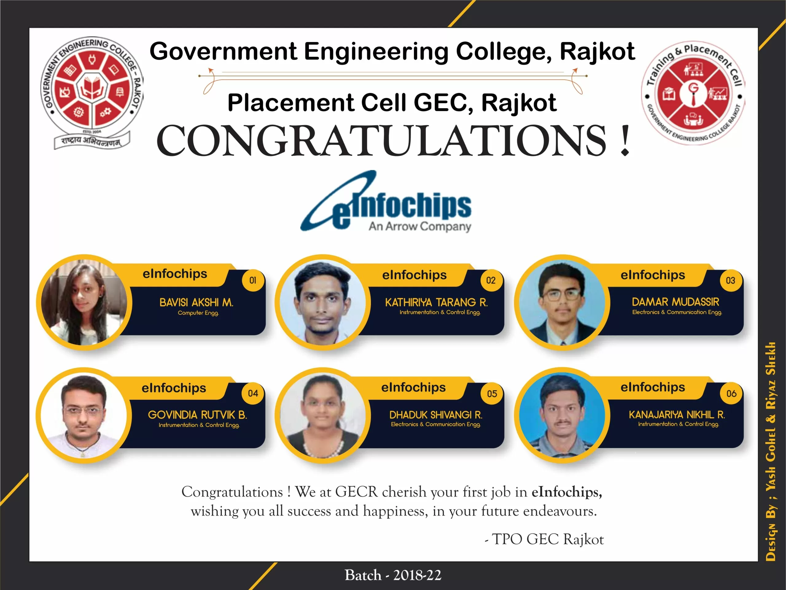 Placement - Government Engineering College, Rajkot