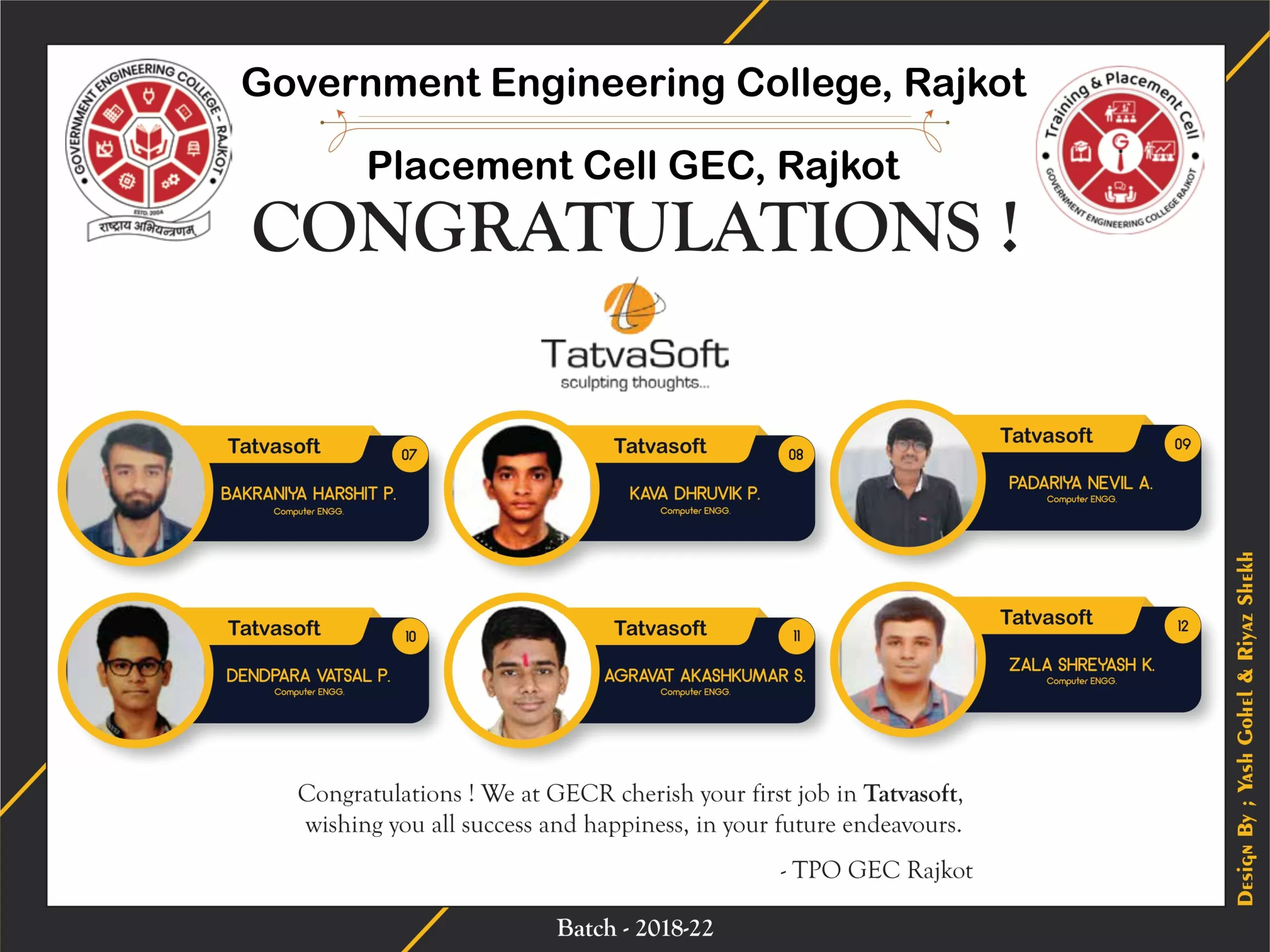 Placement - Government Engineering College, Rajkot